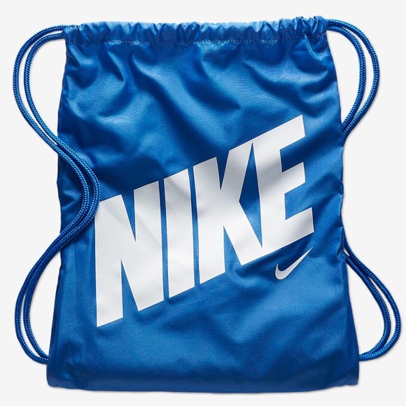 Nike | Accessories | Nike Drawstring Gym Bag Blue Camo Design | Poshmark